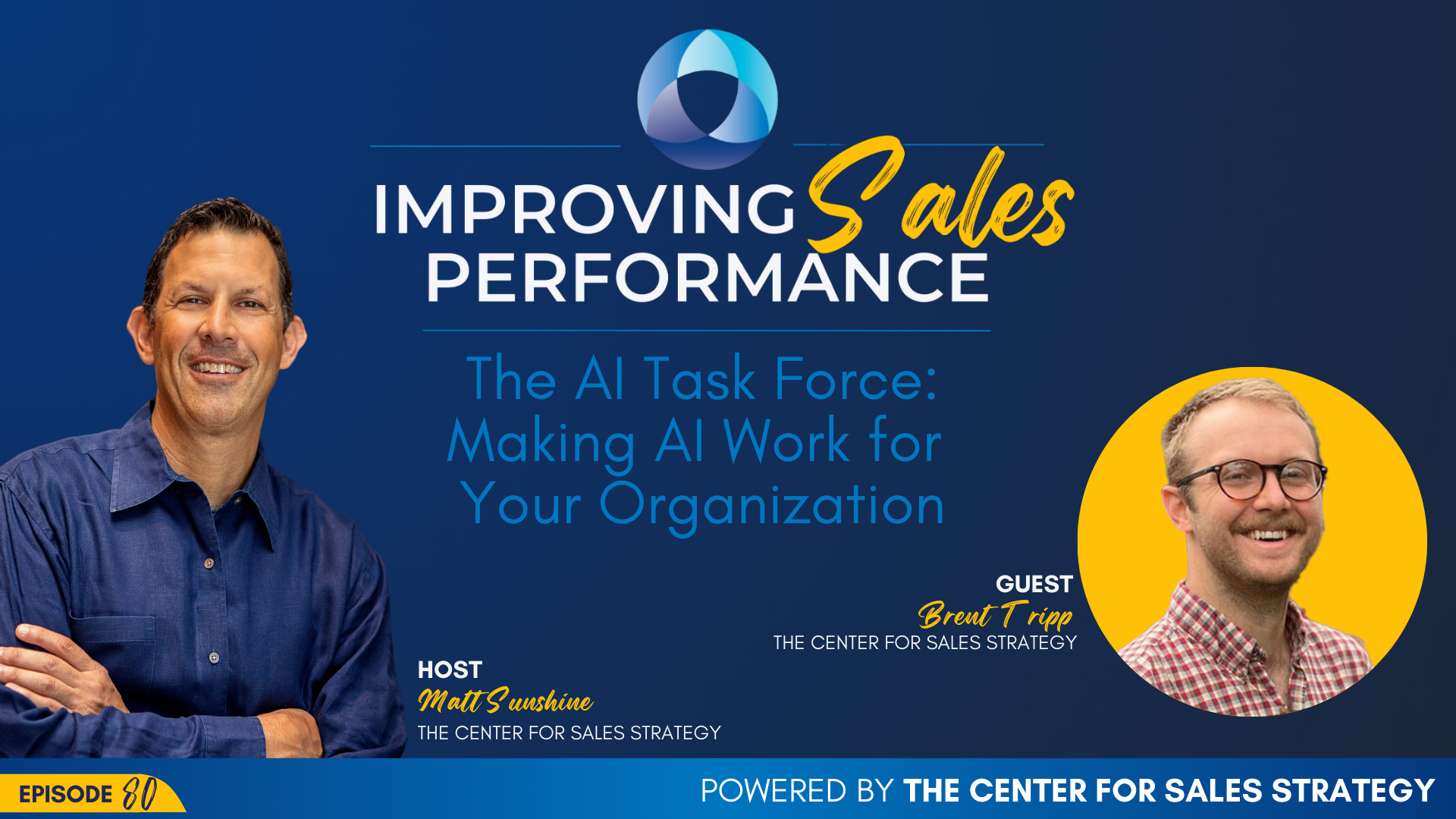 The AI Task Force: Making AI Work for Your Organization with Brent Tripp